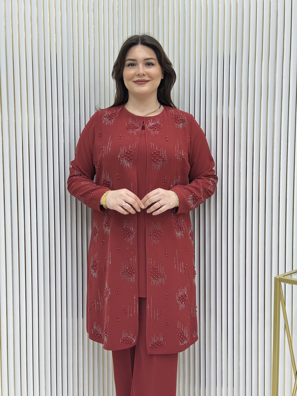 Lamiya Takım Bordo Modelleri En Uygun Fiyatlarla