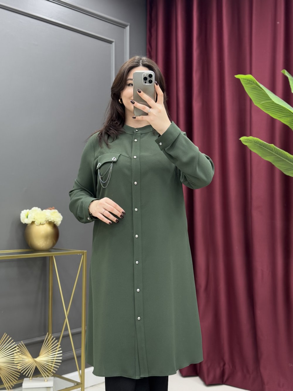 Makbule Tunik Haki Modelleri En Uygun Fiyatlarla