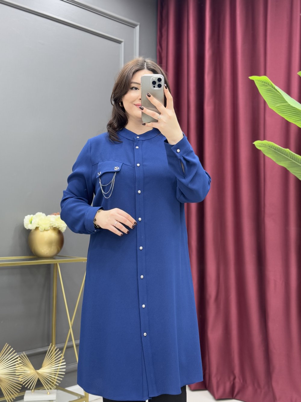 Makbule Tunik Lacivert Modelleri En Uygun Fiyatlarla