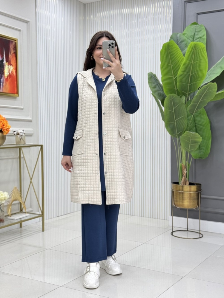 Ayperi Yelek Krem Modelleri En Uygun Fiyatlarla